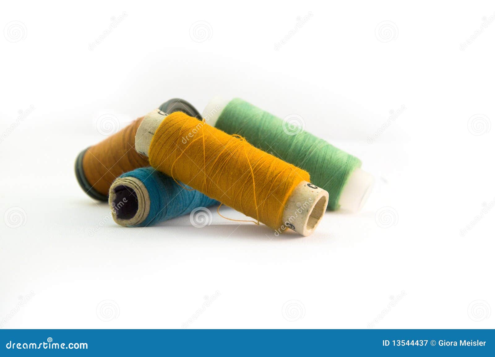 Sewing Threads stock image. Image of string, green, sewing - 13544437