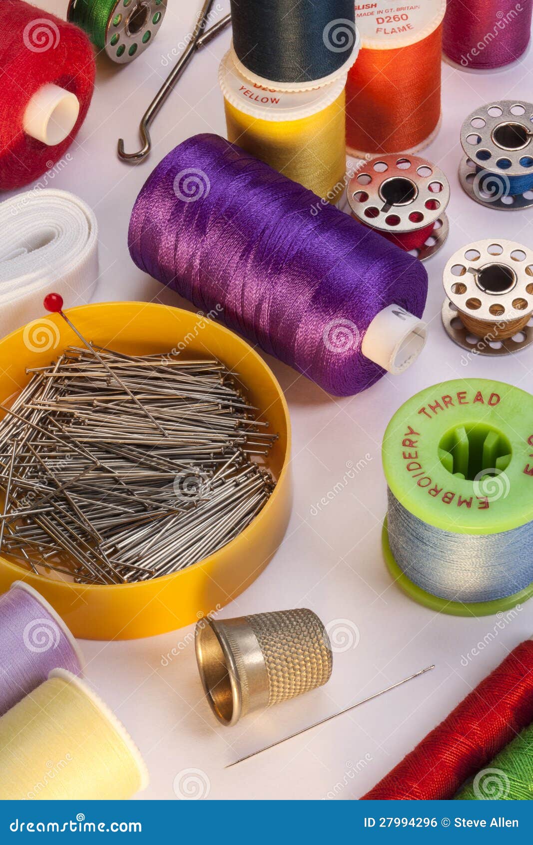 Sewing Threads stock photo. Image of bobbin, fiber, thread - 27994296