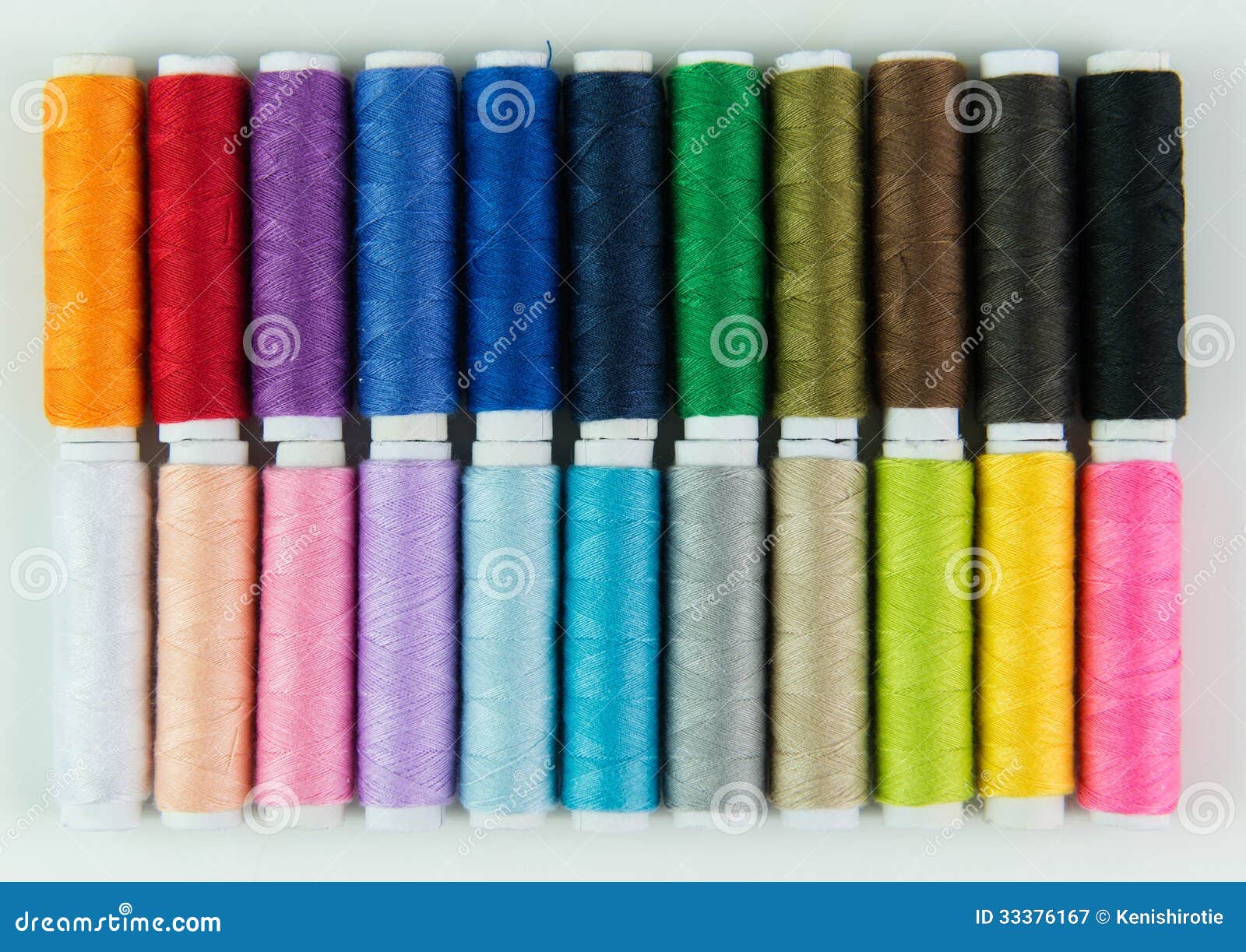 Sewing threads stock image. Image of embroidery, closeup - 33376167
