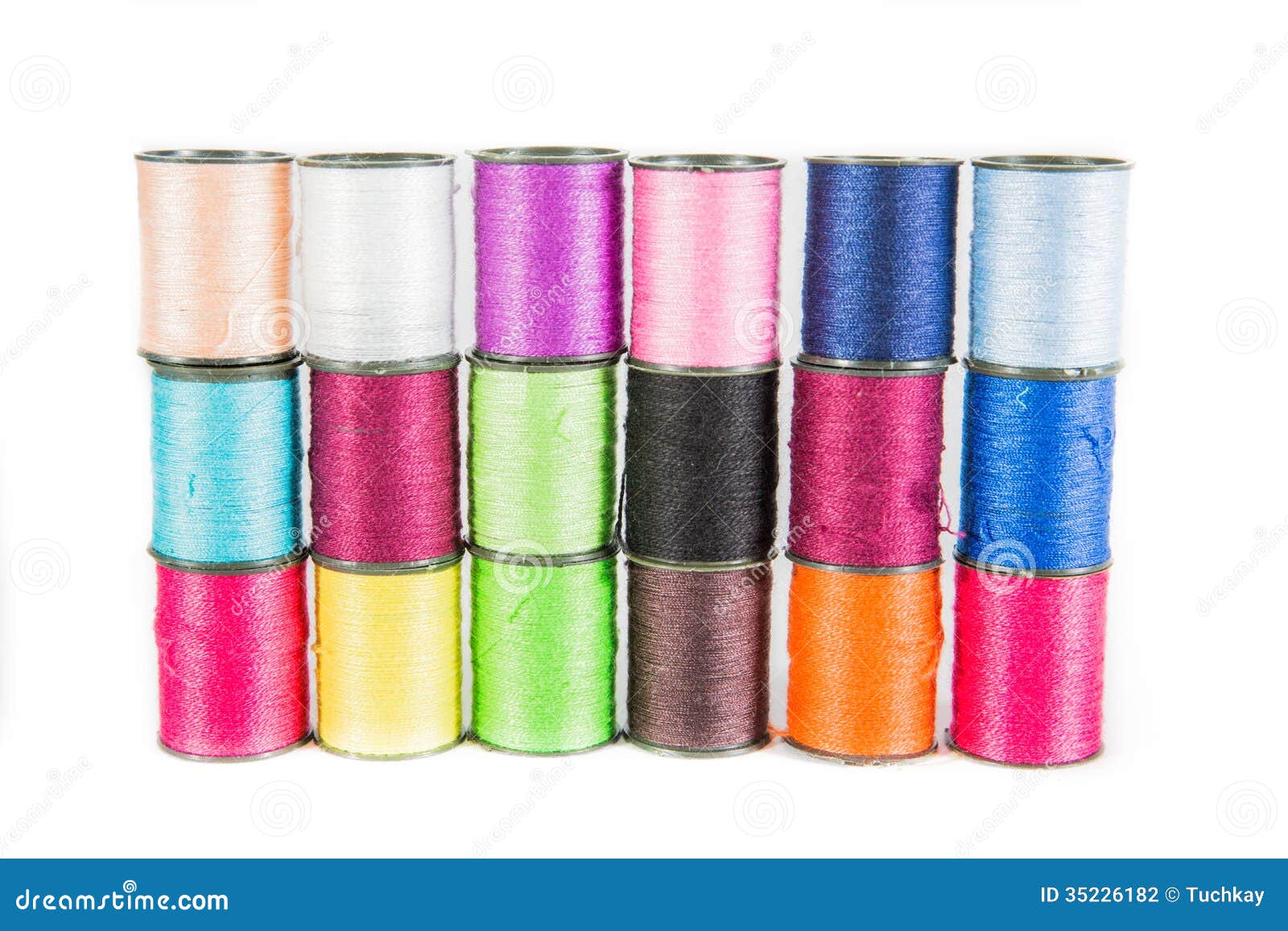 Sewing threads stock photo. Image of fashion, isolated - 35226182