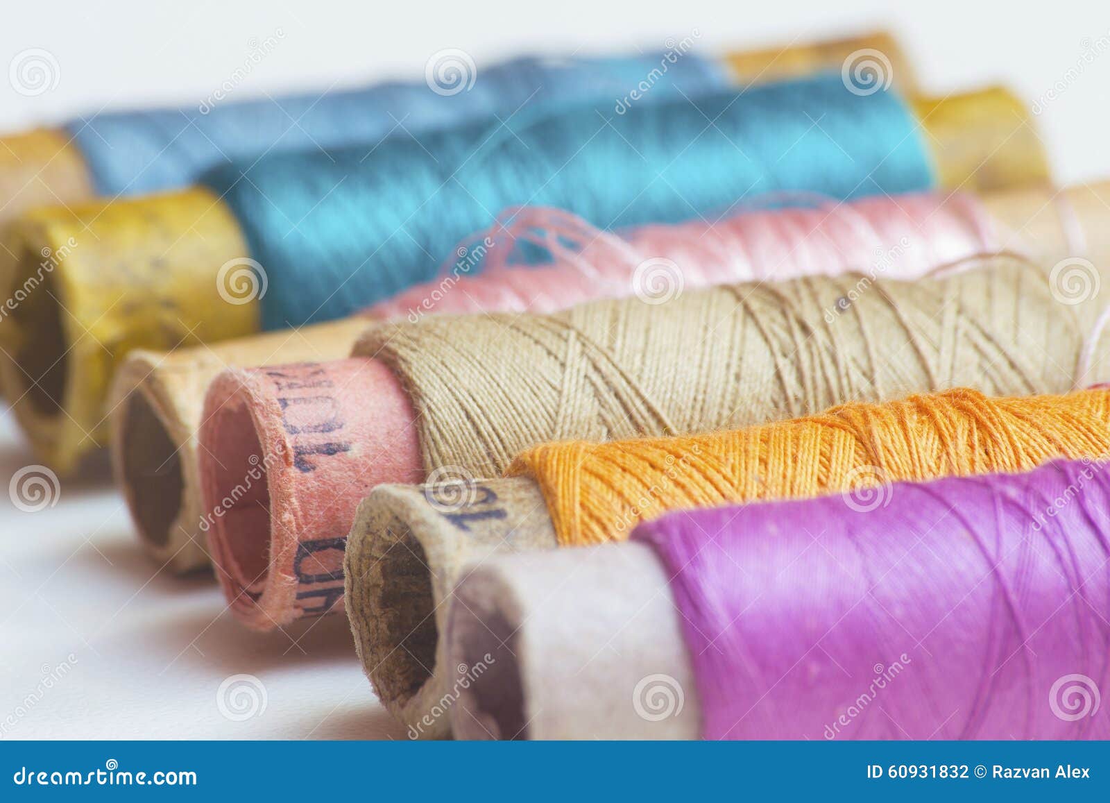 Sewing Threads stock photo. Image of blue, variation - 60931832