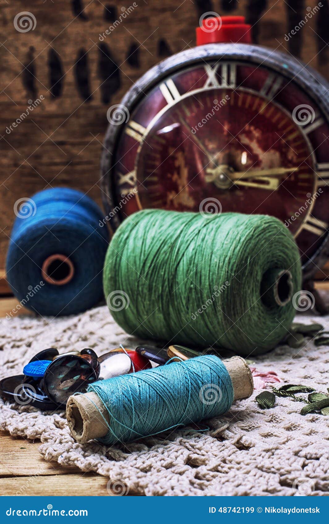 Sewing threads stock image. Image of binding, kapron - 48742199