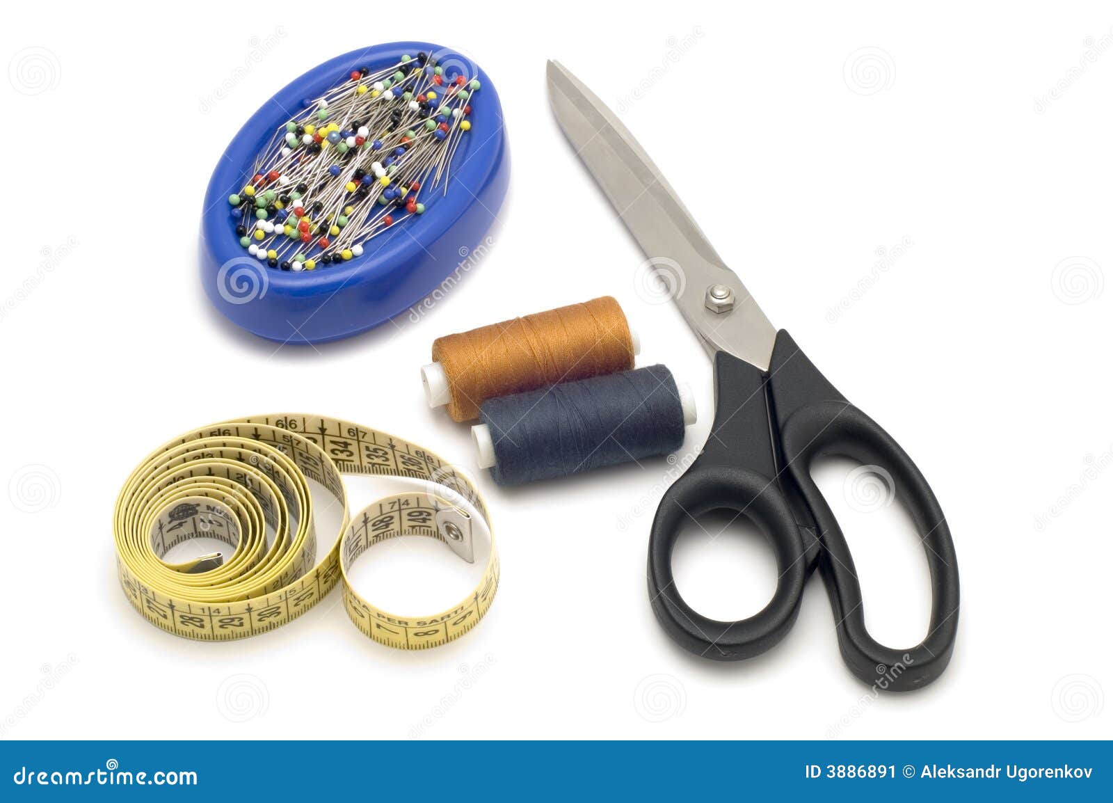 Sewing tool stock image. Image of black, tape, utensil - 3886891