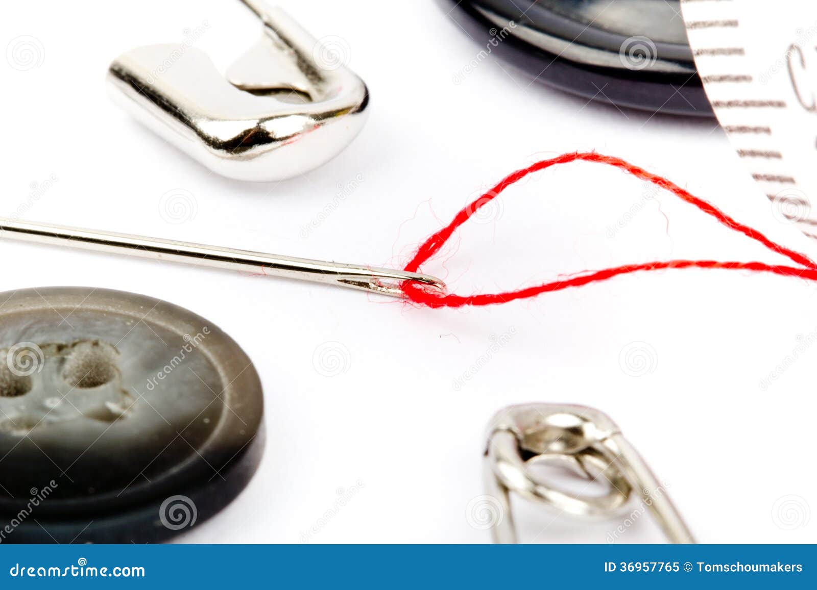 Sewing tools stock image. Image of seamstress, measuring - 36957765