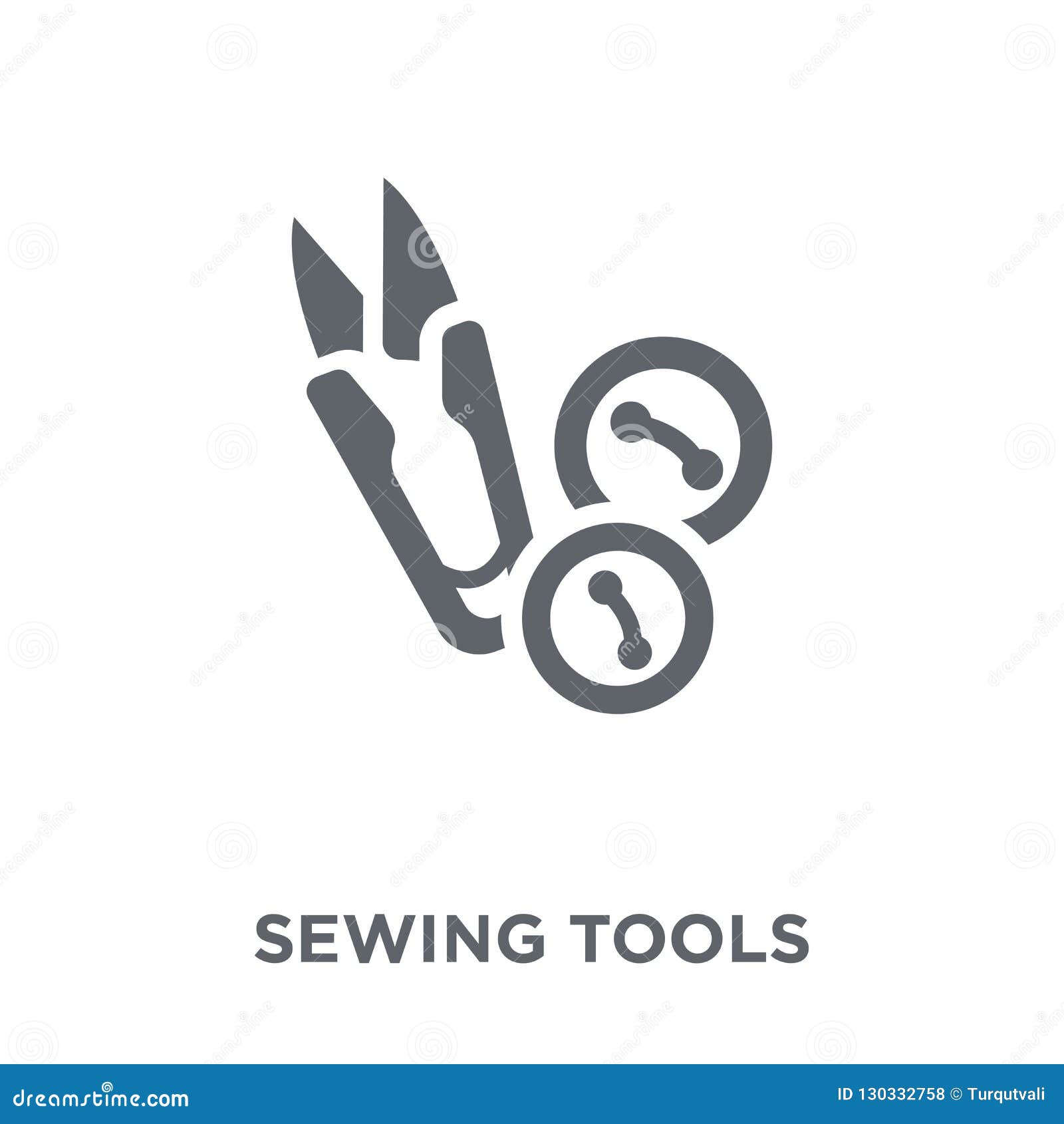Sewing Tools Icon from Sew Collection. Stock Vector - Illustration of ...