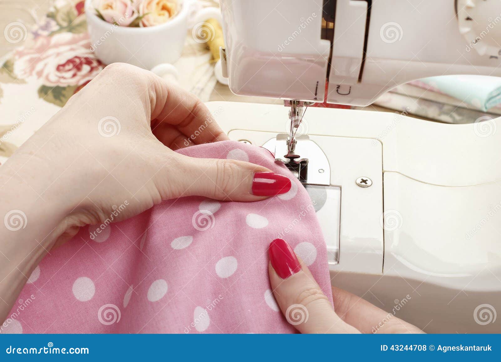 Sewing woman stock photo. Image of clothing, person, background - 43244708
