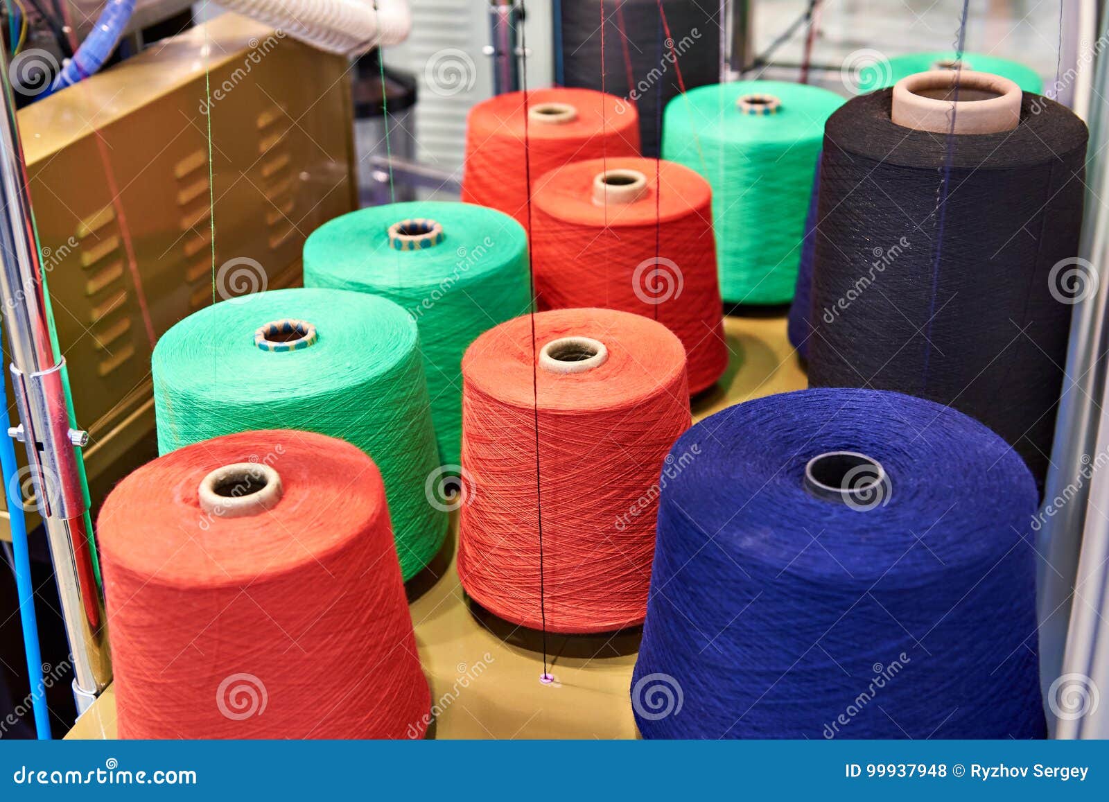 Sewing Workshop with Threads Stock Photo - Image of sewing, craft: 99937948