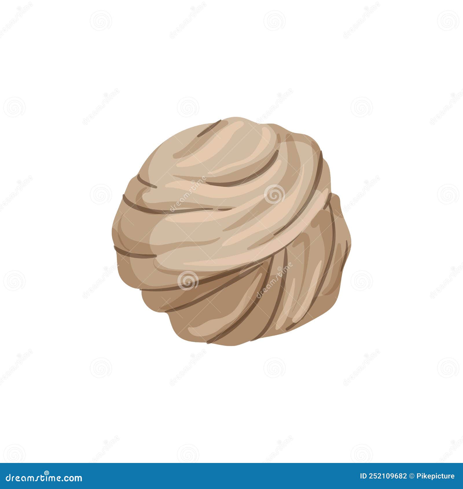 Sewing Yarn Wool Cartoon Vector Illustration Stock Vector ...