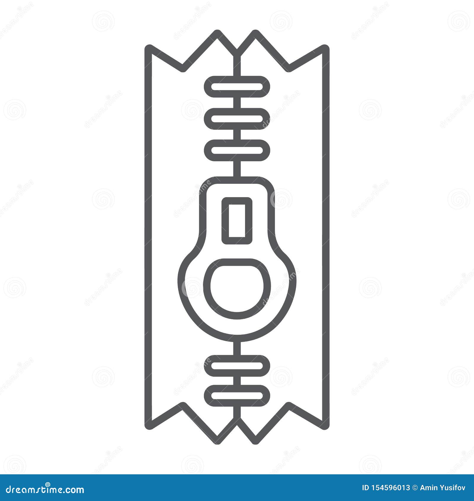 Zipper Sign Silhouette - Vector Royalty-Free Stock Photography ...