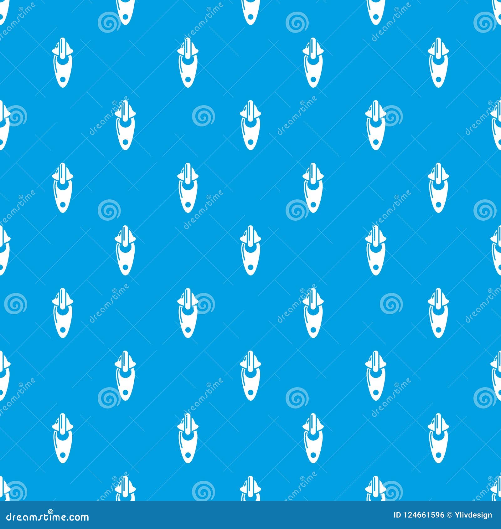 Sewn Zip Pattern Vector Seamless Blue Stock Vector - Illustration of ...