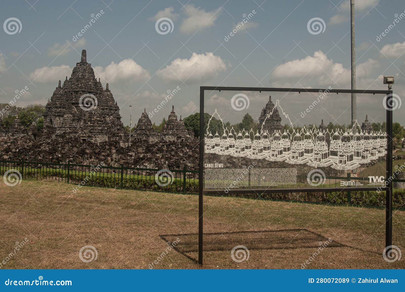 Sewu temple editorial stock image. Image of central - 280072089