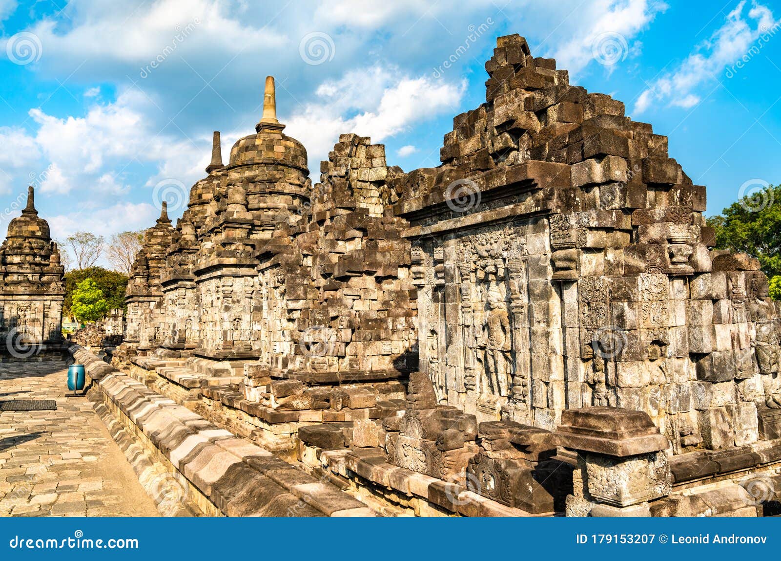 Sewu Temple at Prambanan in Central Java, Indonesia Stock Image - Image ...
