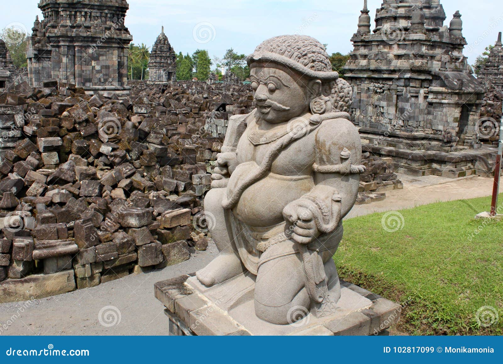 Sewu Temple is the Second Largest Buddhist Temple Complex in Java Stock ...