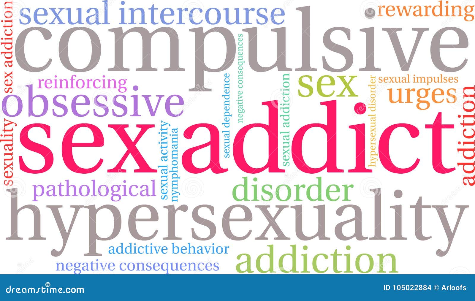 Sex Addict Word Cloud Stock Illustration Illustration Of Obsessive