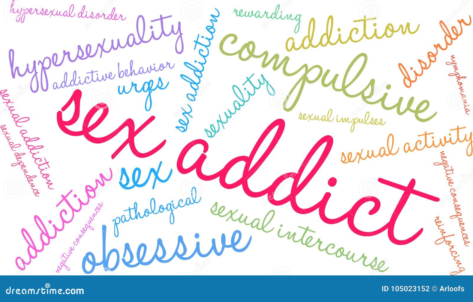 Sex Addict Word Cloud Stock Illustration Illustration Of Reinforcing