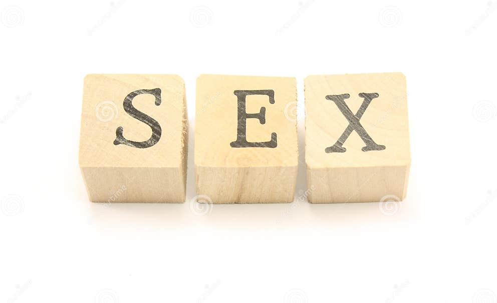 Sex Blocks Stock Image Image Of Blocks Letters Makeup 8652377