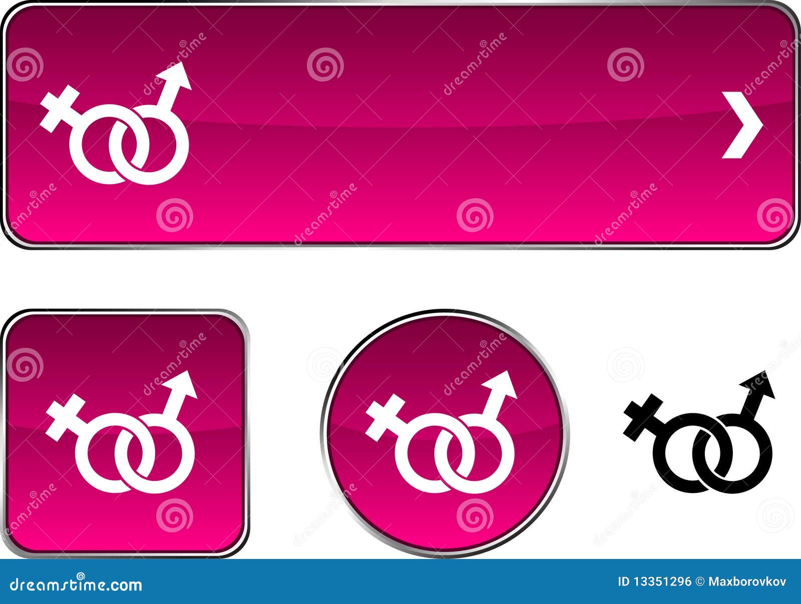 Sex Button Set Stock Vector Illustration Of Arrow Free Hot Nude Porn