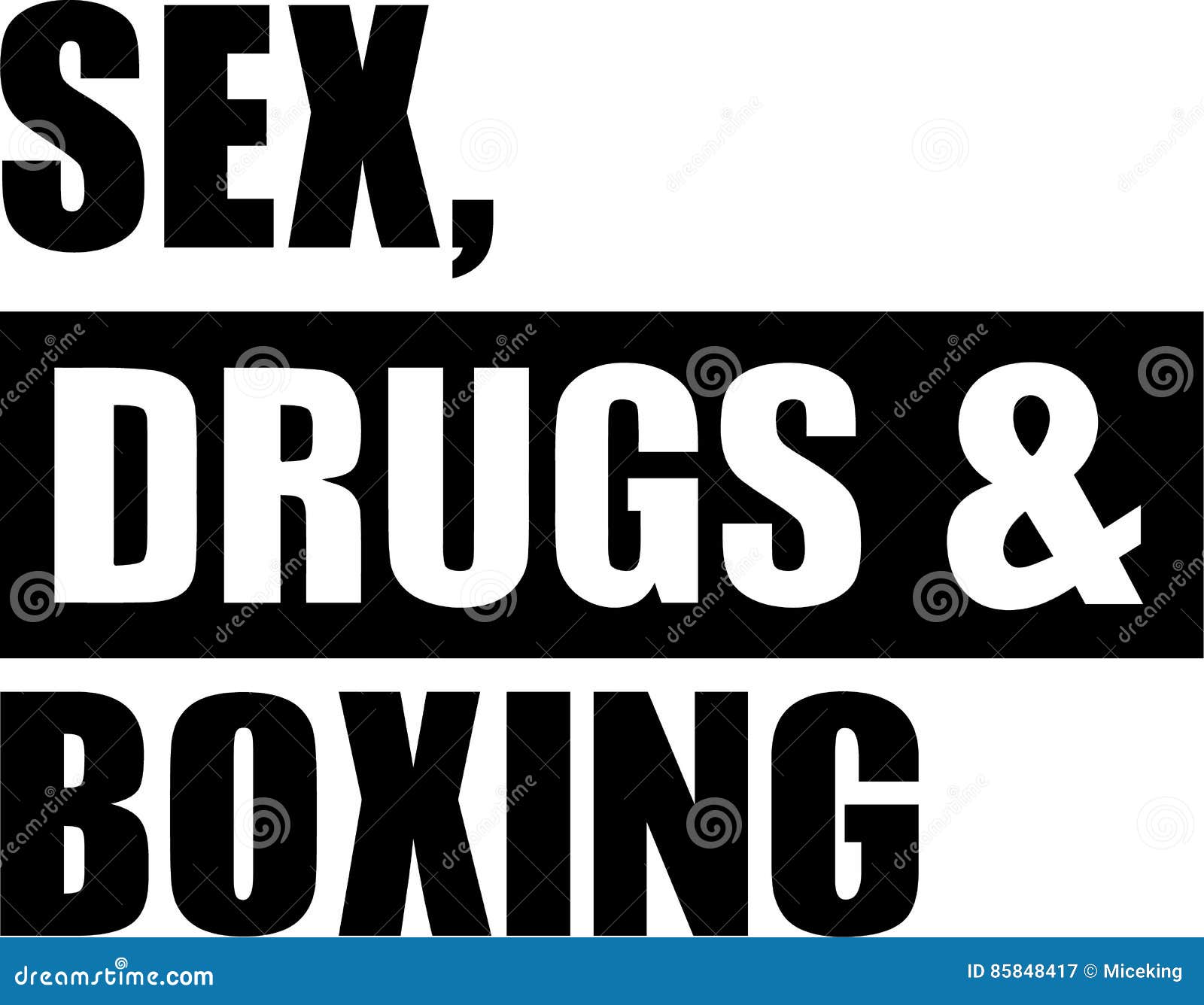 Sex Drugs Boxing Stock Illustrations 2 Sex Drugs Boxing Stock