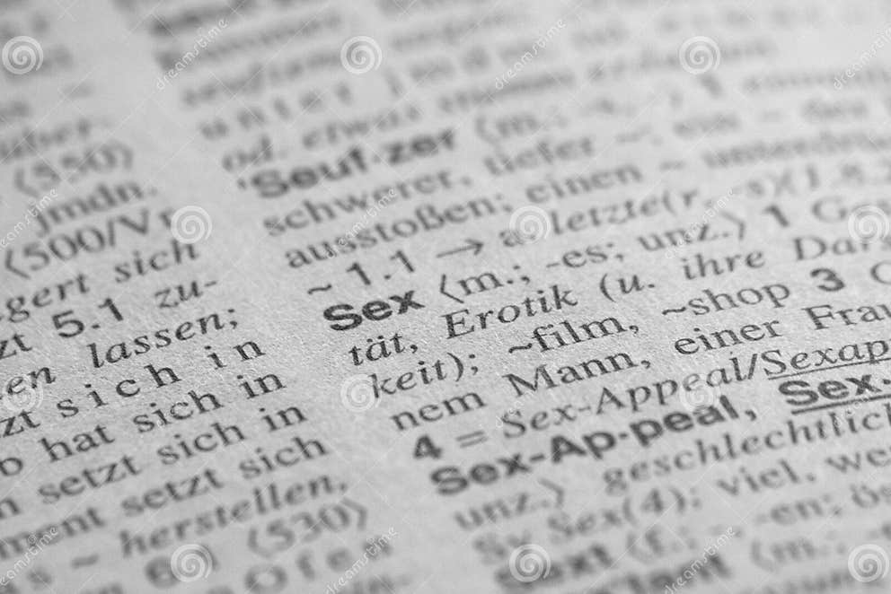 Sex In German Stock Image Image Of Global Definition 35621655