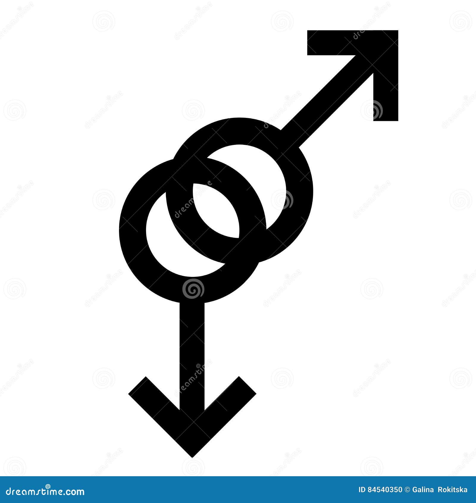 Sex Homosexual Black Symbol Gender Man Symbol Male Abstract Symbol