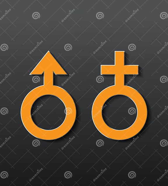 Sex Icon Stock Vector Illustration Of Gender Sign Icon 45223397