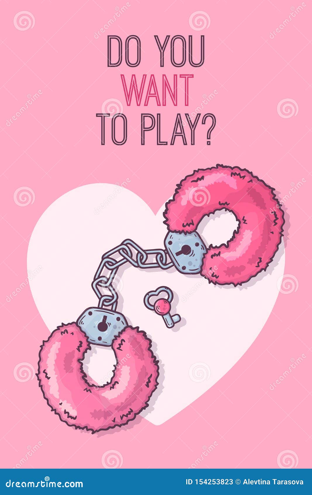 Sex Toys For Adults Accessories For Erotic Games Vector Illustration Stock Vector