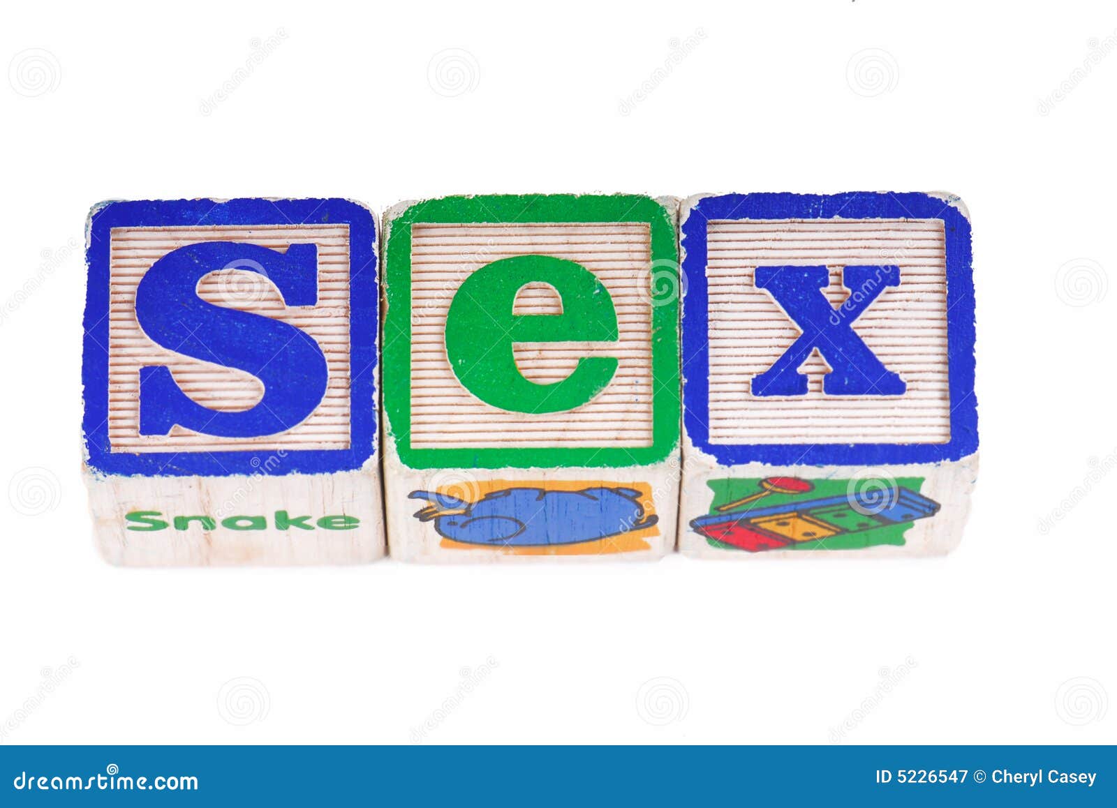 Sex Written In Blocks Stock Image Image Of Educate Girl 5226547