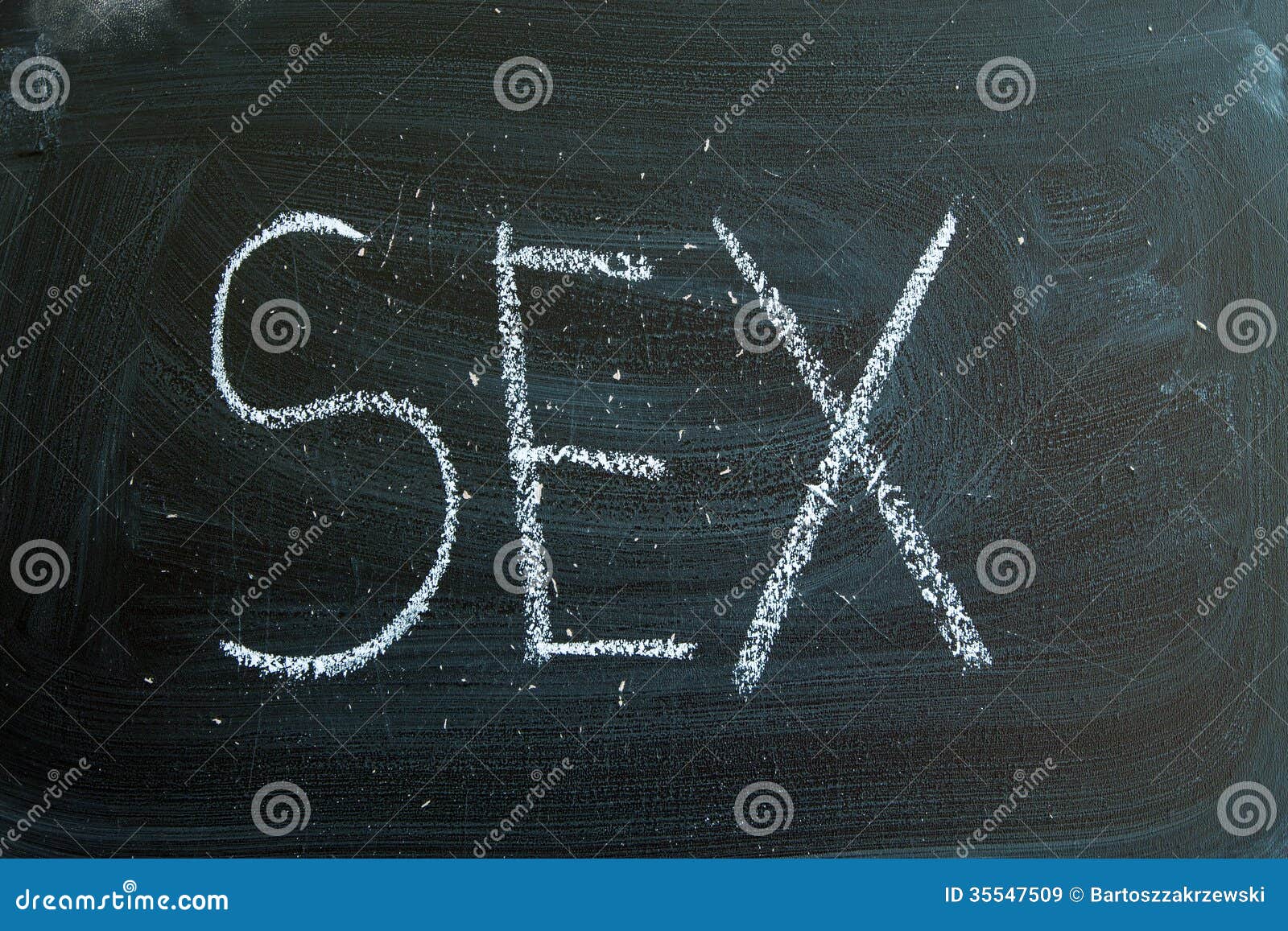Sex Written In Chalk On A Blackboard Stock Image Image Of Classroom