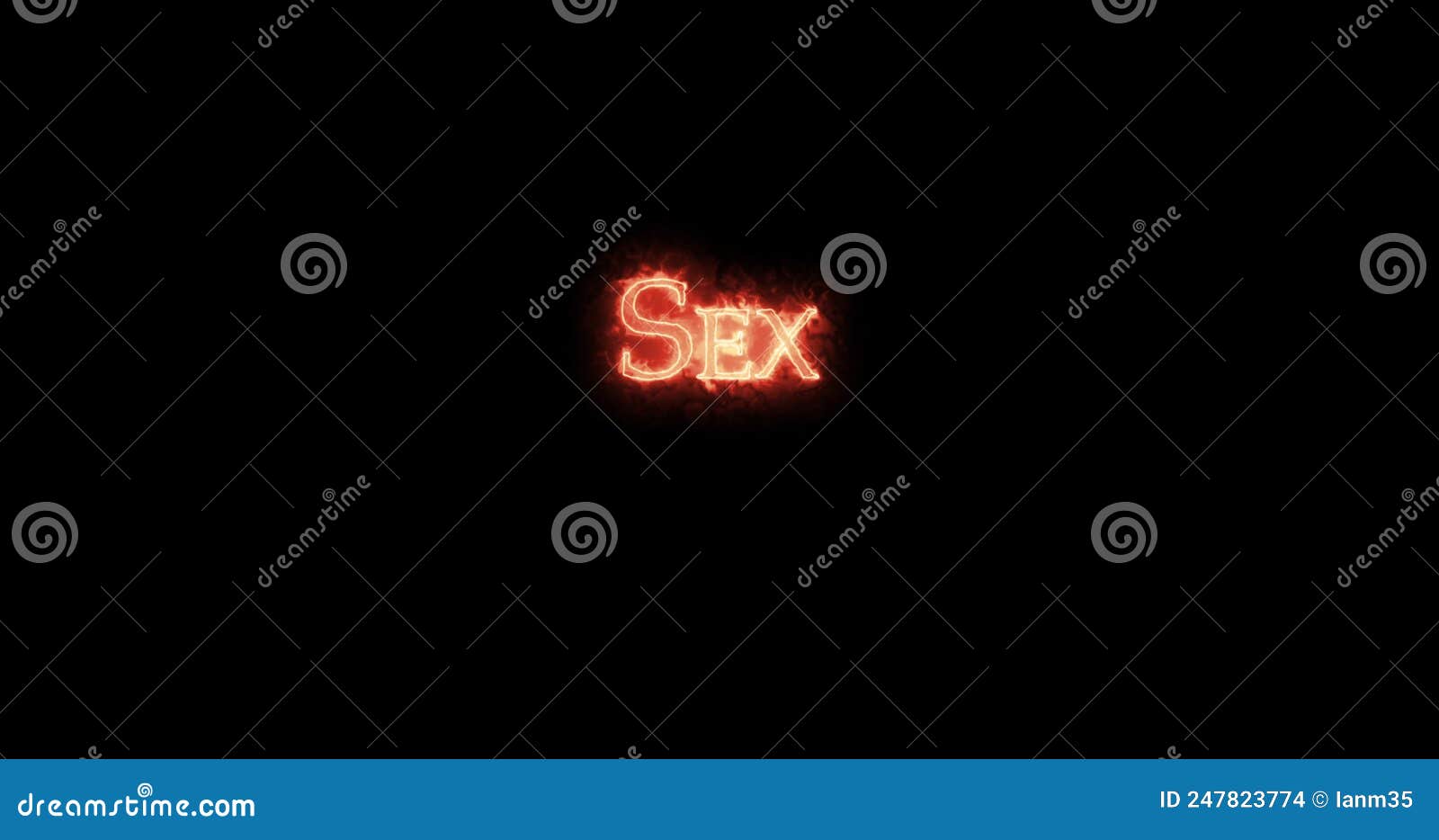 Sex Written With Fire Loop Stock Footage Video Of Fornication