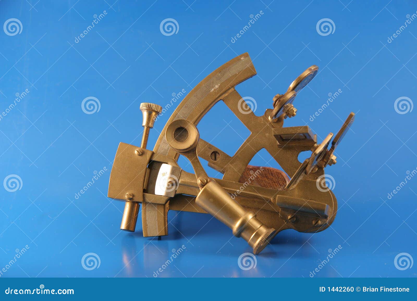 Sextant stock photo. Image of naval, pentant, brass, sail - 1442260