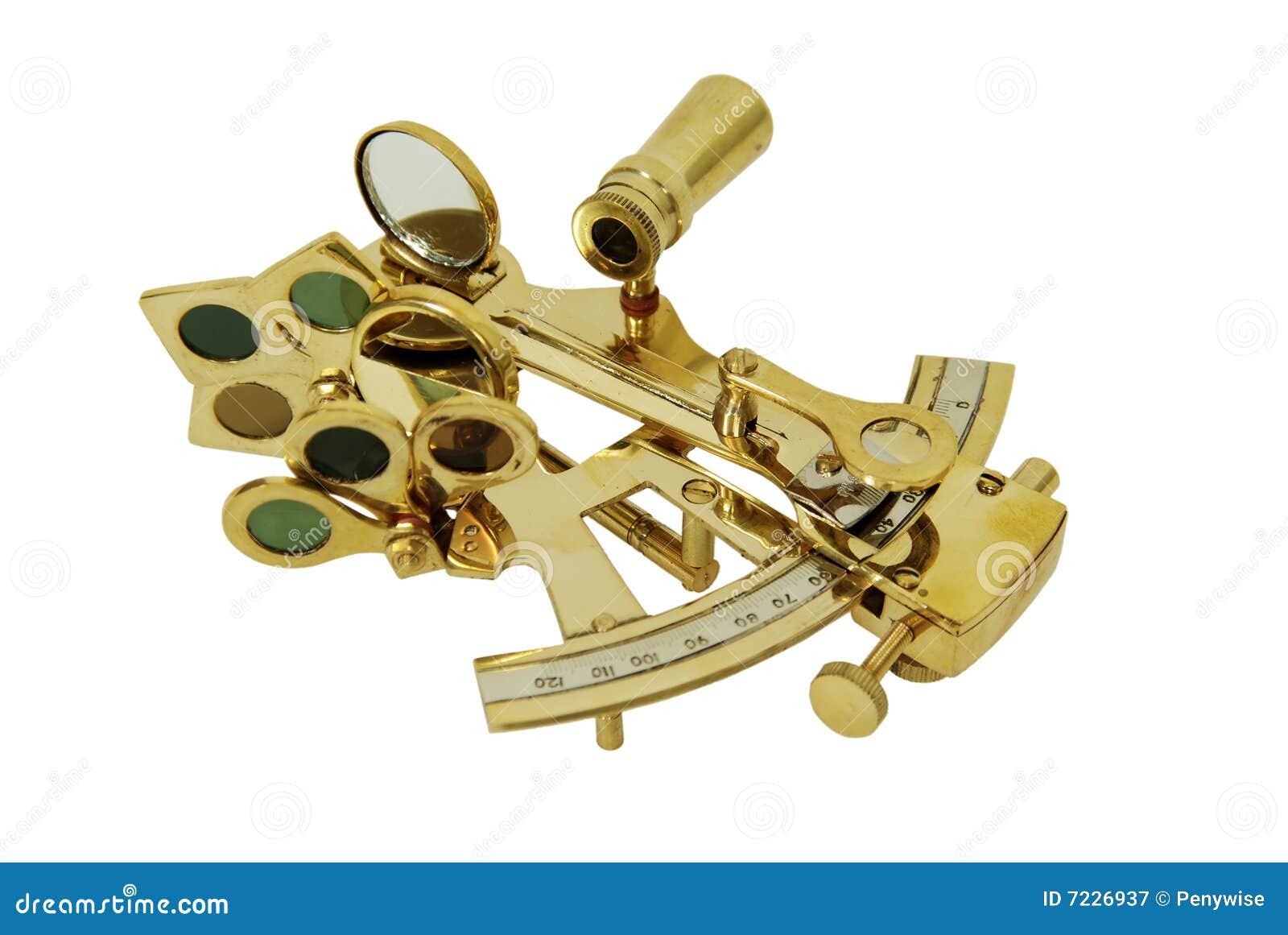Sextant stock image. Image of brass, compass, lens, navigational - 7226937