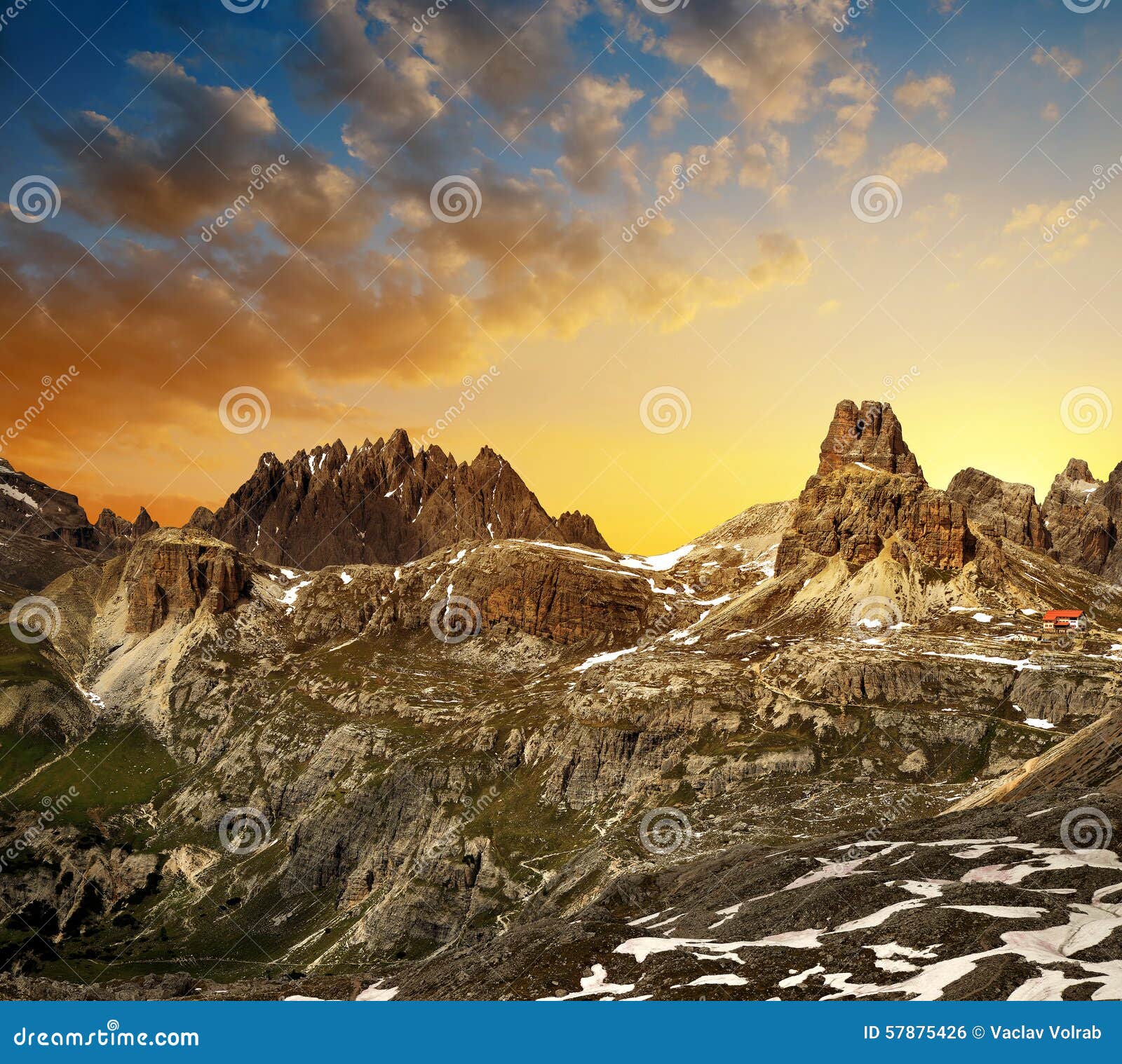 Sexten Dolomites, Italy stock photo. Image of high, italy - 57875426