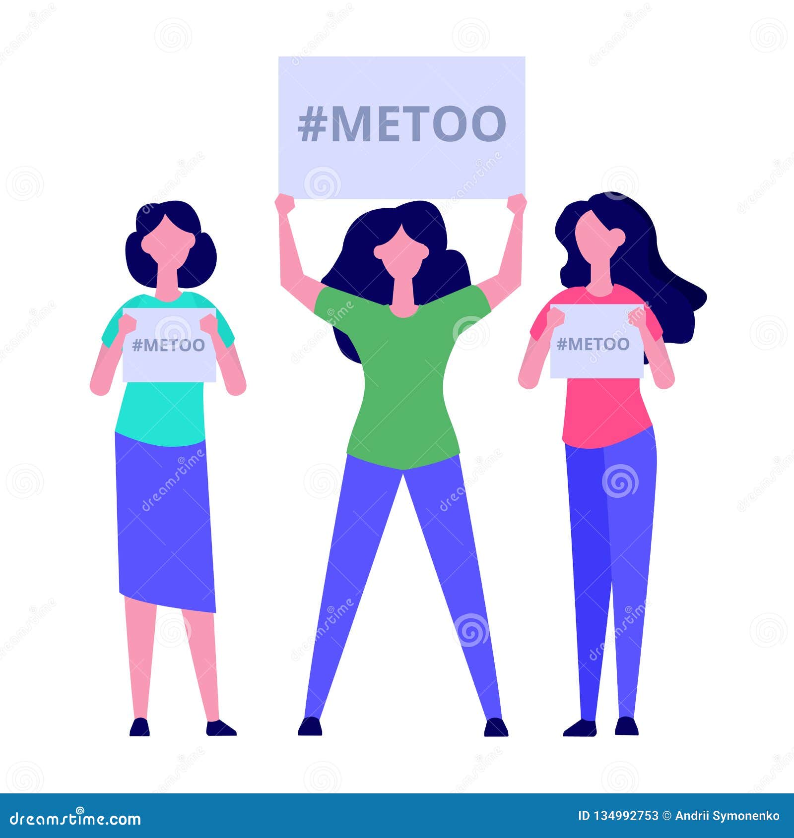 Metoo Woman Hands Hold Boss Man Sexual Harassment Sign Workplace