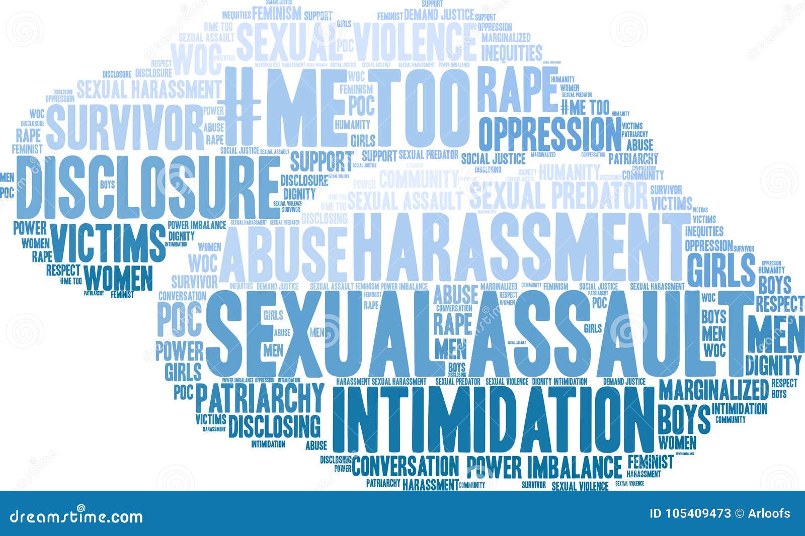 Sexual Assault Word Cloud stock illustration. Illustration of violence ...