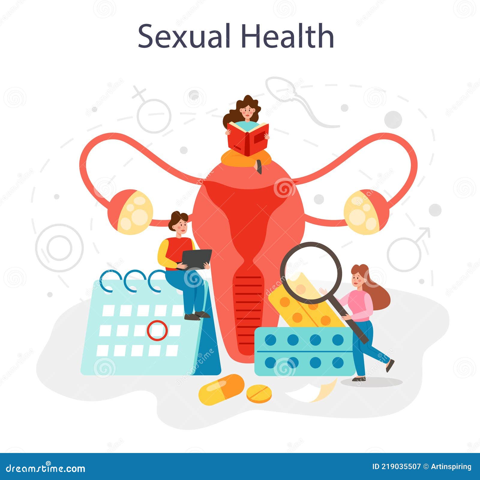 Sexual Education Concept Sexual Health Lesson For Young People Stock