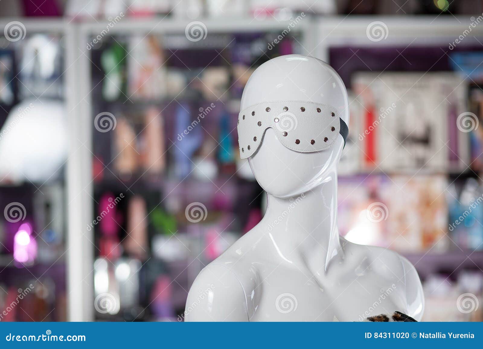 Sexual Face Pack for Girls on a Dummy Stock Photo - Image of adults ...