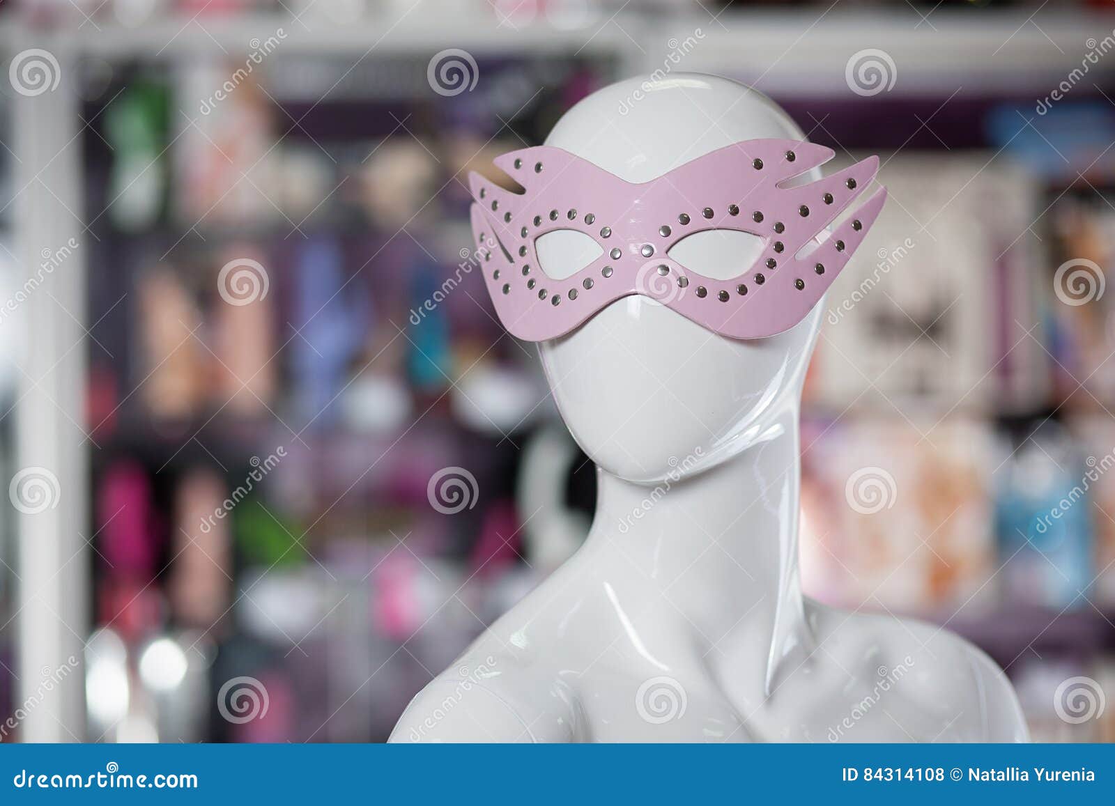 Sexual Face Pack for Girls on a Dummy Stock Photo - Image of shop ...