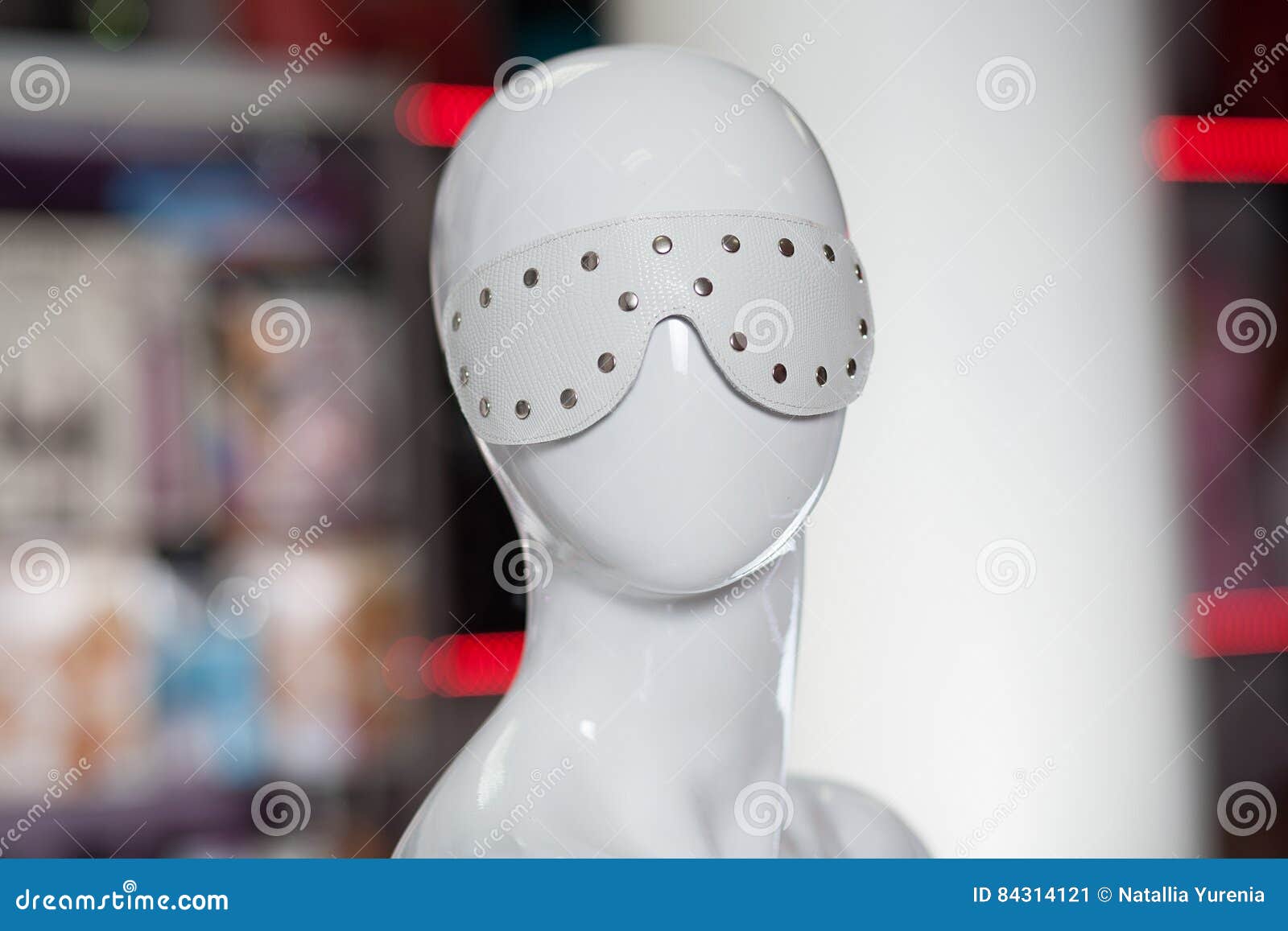 Sexual Face Pack for Girls on a Dummy Stock Image - Image of hidden ...