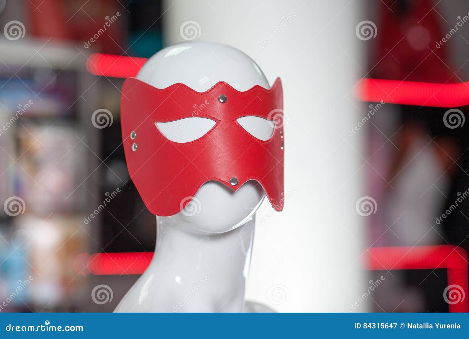 Sexual Face Pack for Girls on a Dummy Stock Image - Image of girls ...