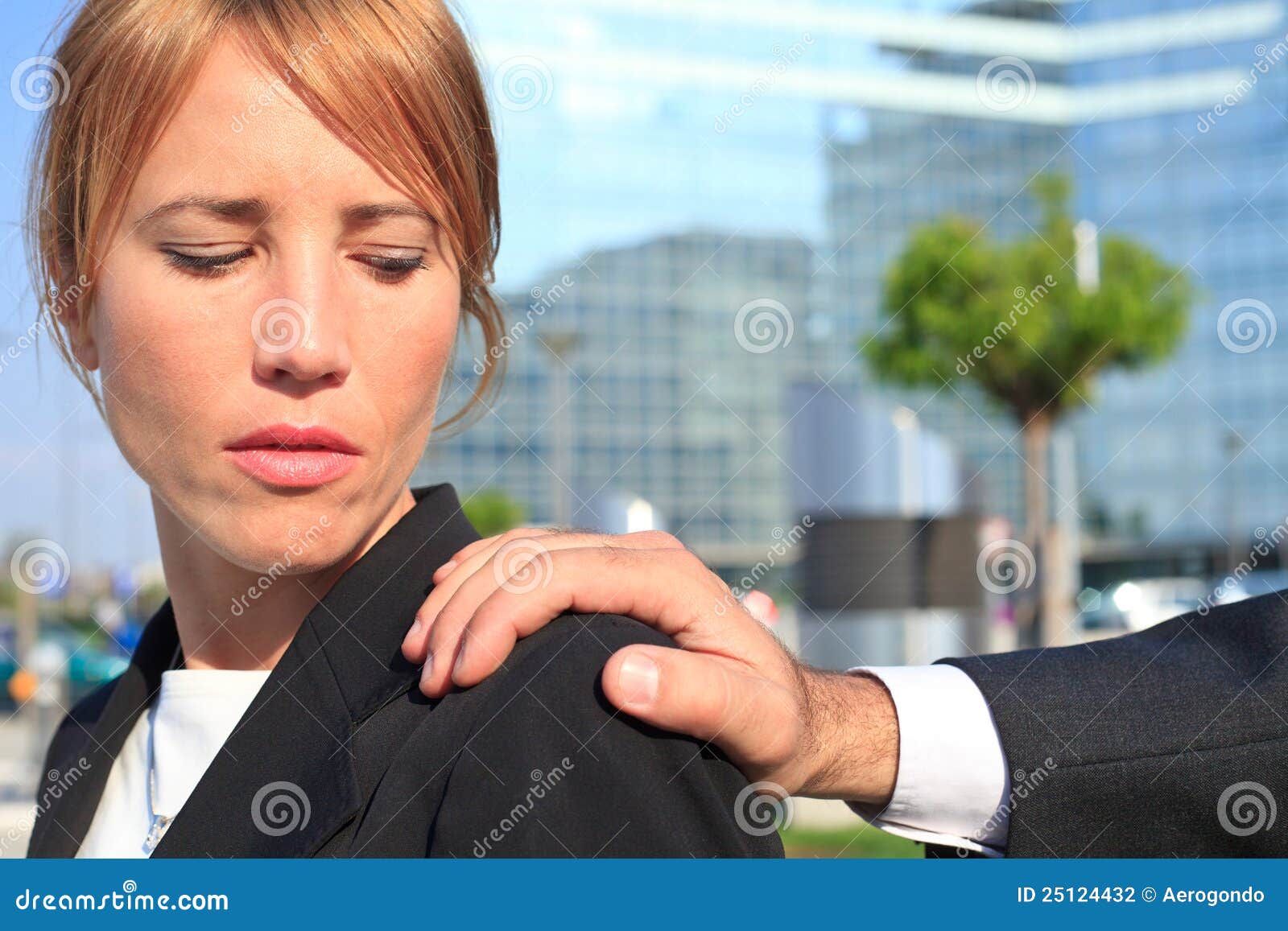 Sexual harassment stock photo. Image of female, physical - 25124432