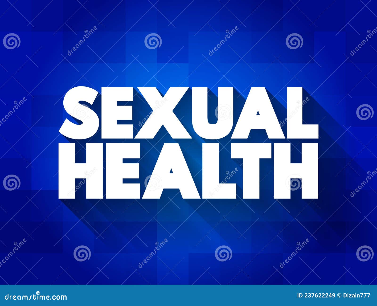 Sexual Health Text Quote, Concept Background Stock Illustration ...