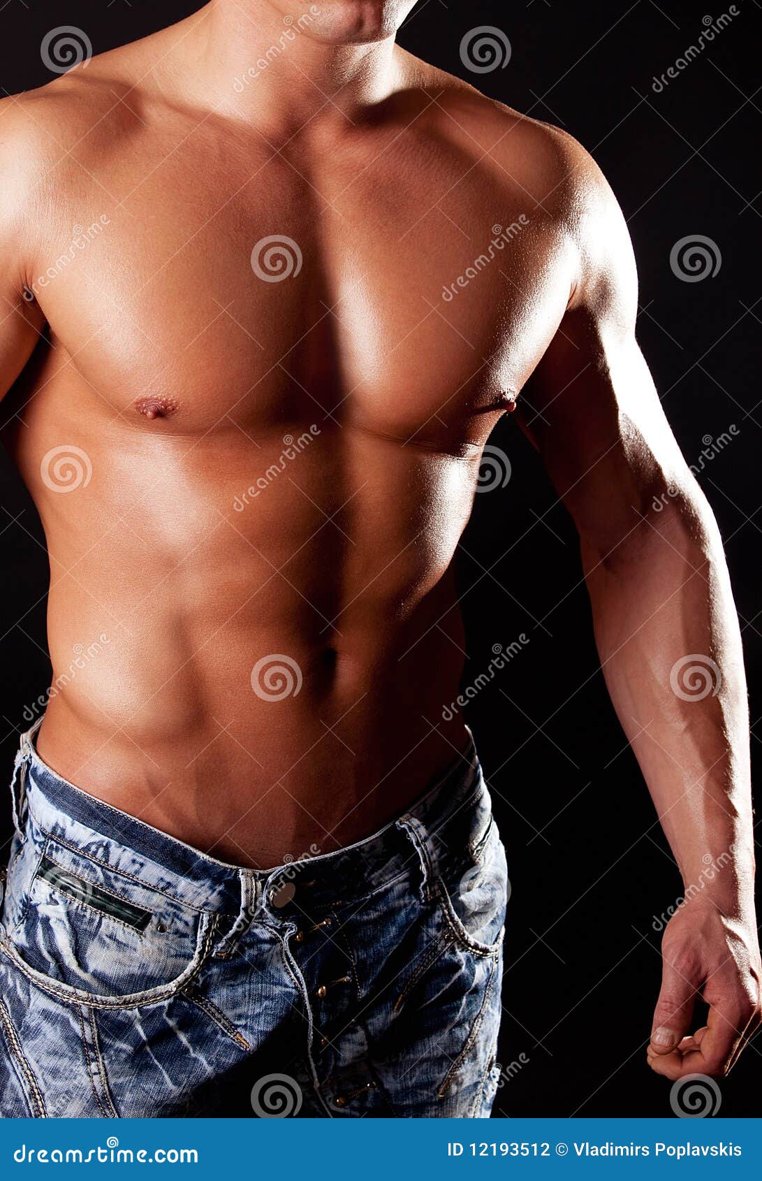 Athletic figure stock photo. Image of athlete, human - 12193512