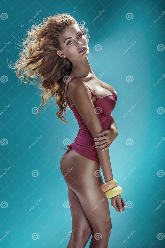 Attractive Woman Posing Stock Image Image Of Beautiful 43588701
