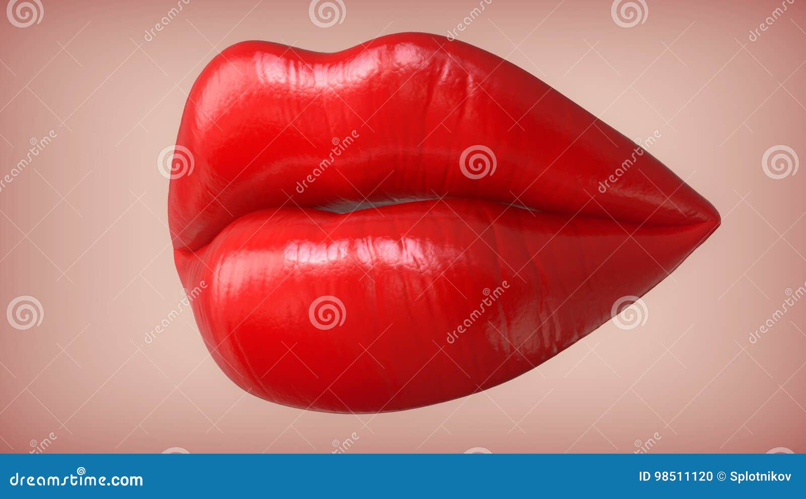 Biting lips, 3D render stock illustration. Illustration of beauty ... Biting lips, 3D render stock illustration. Illustration of beauty ...