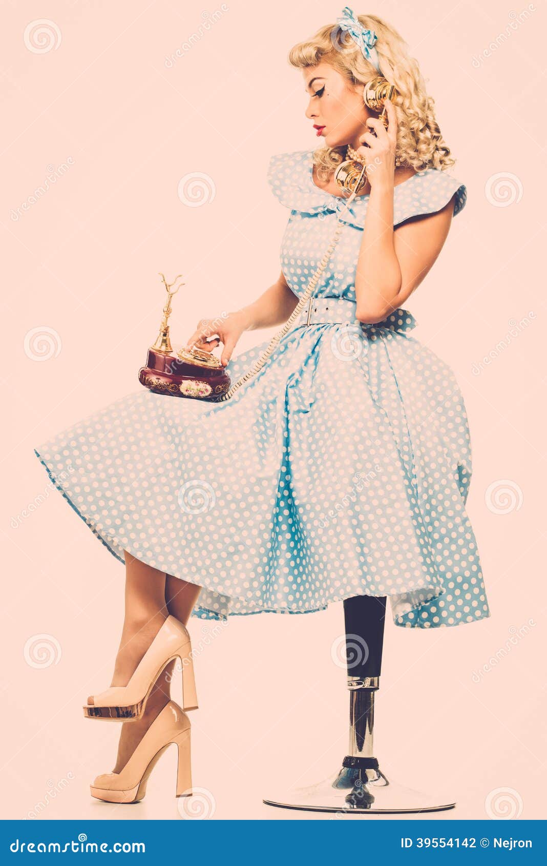 Blond pin up woman stock photo. Image of playful, glamour - 39554142 Blond pin up woman stock photo. Image of playful, glamour - 39554142