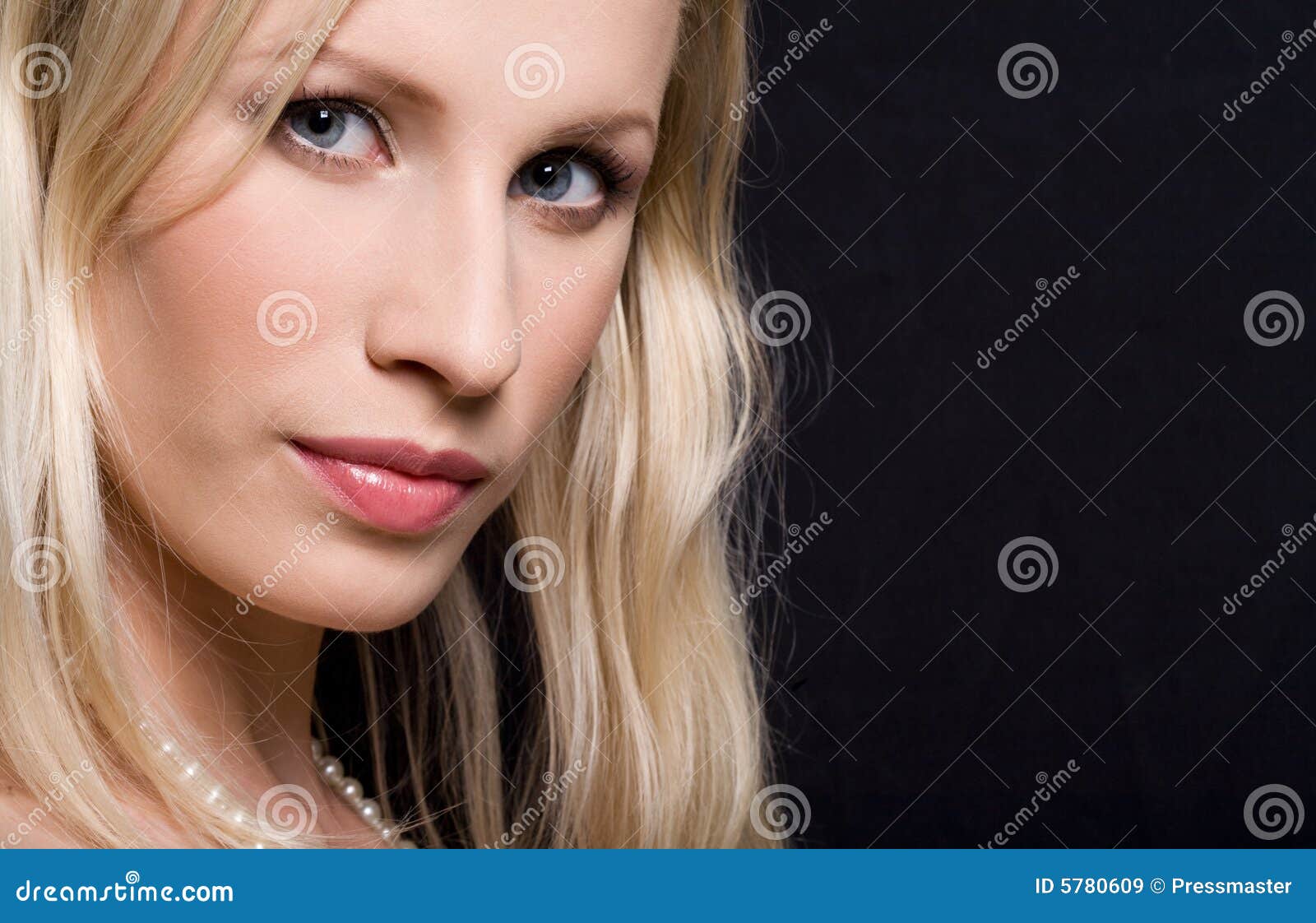 Blonde stock image. Image of ellenova, attractive, closeup - 5780609