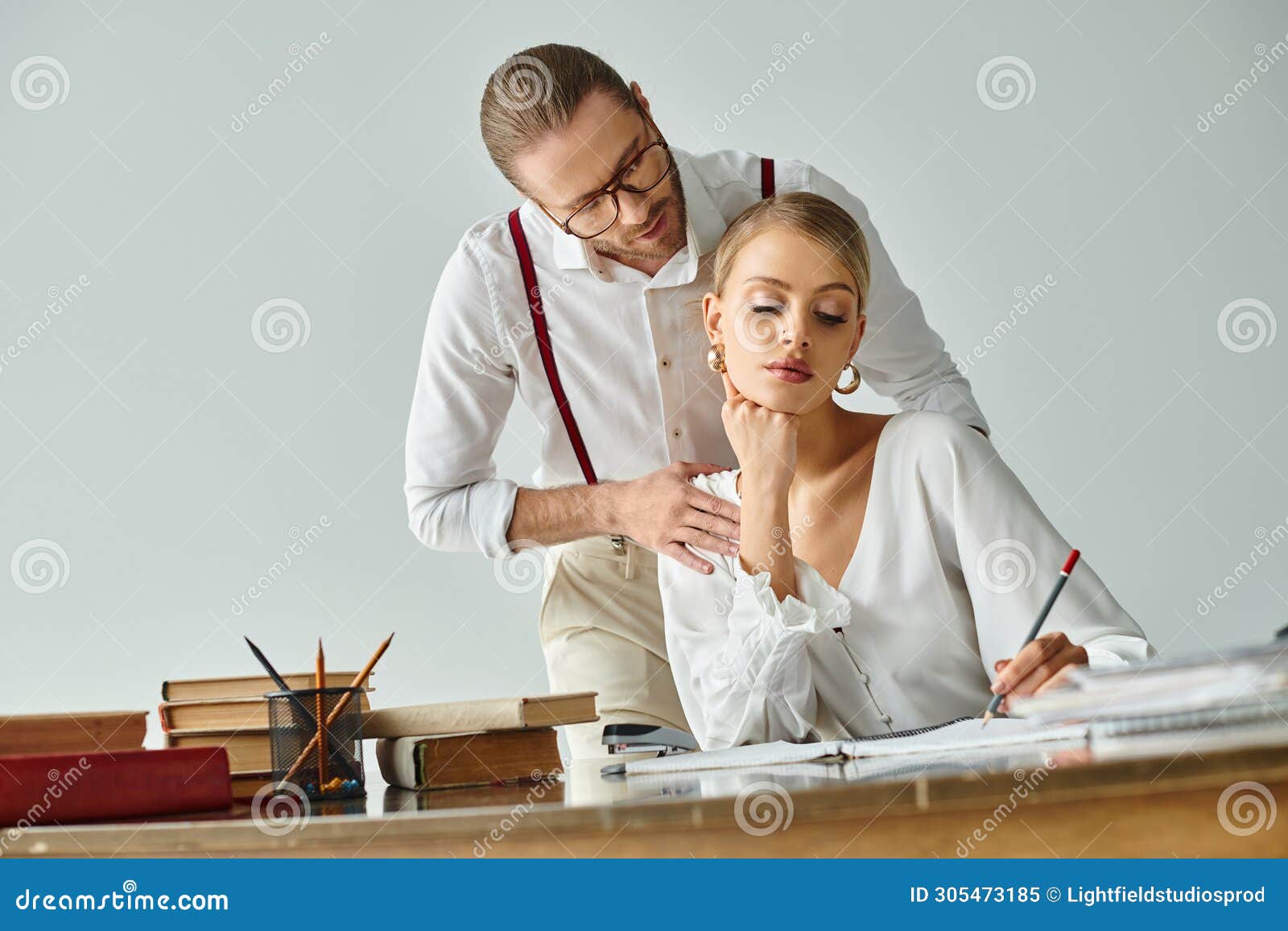 Blonde Female Secretary Taking Notes Stock Image - Image of affair ... Blonde Female Secretary Taking Notes Stock Image - Image of affair ...