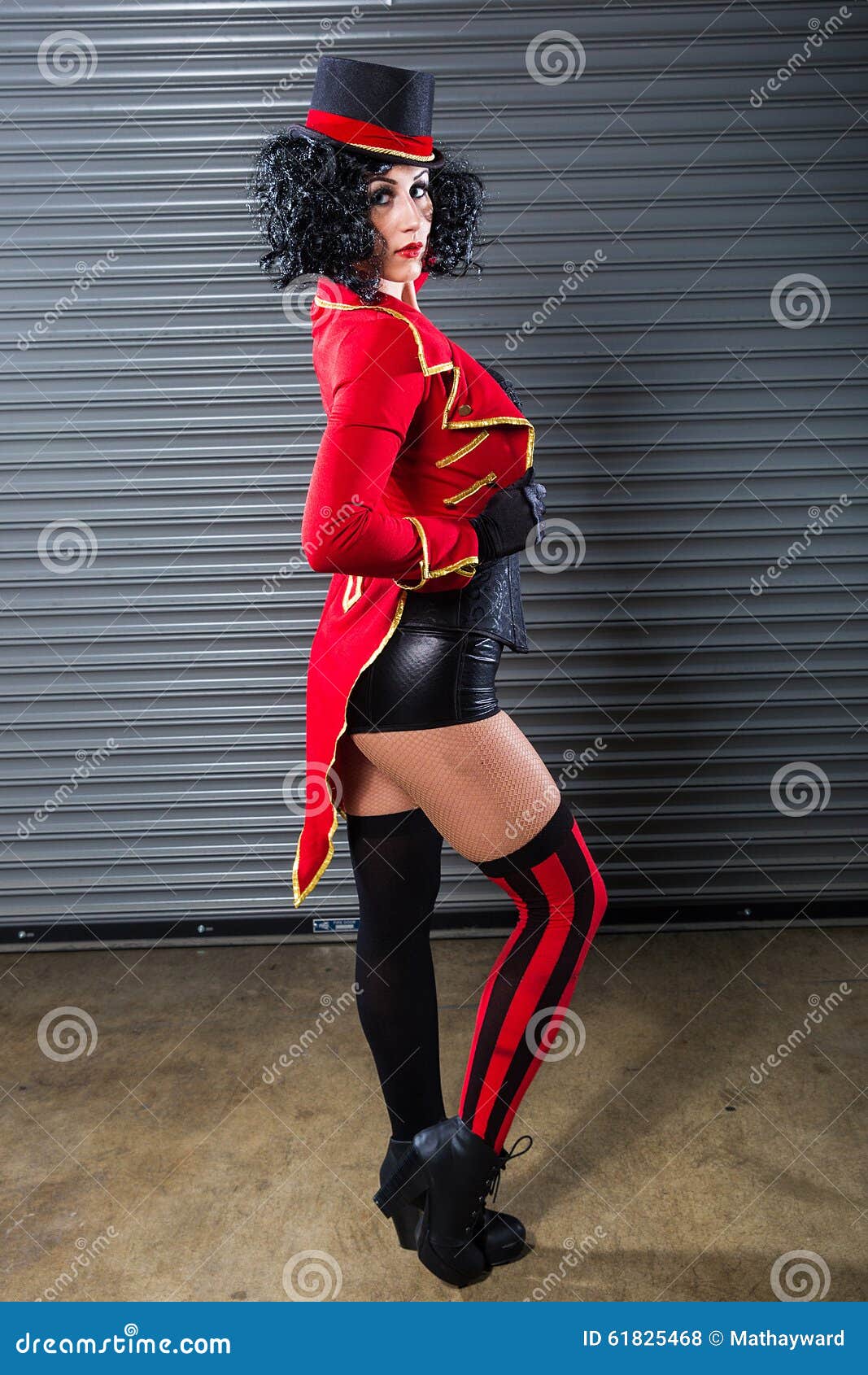 Circus ringmaster woman stock photo. Image of circus - 61825468