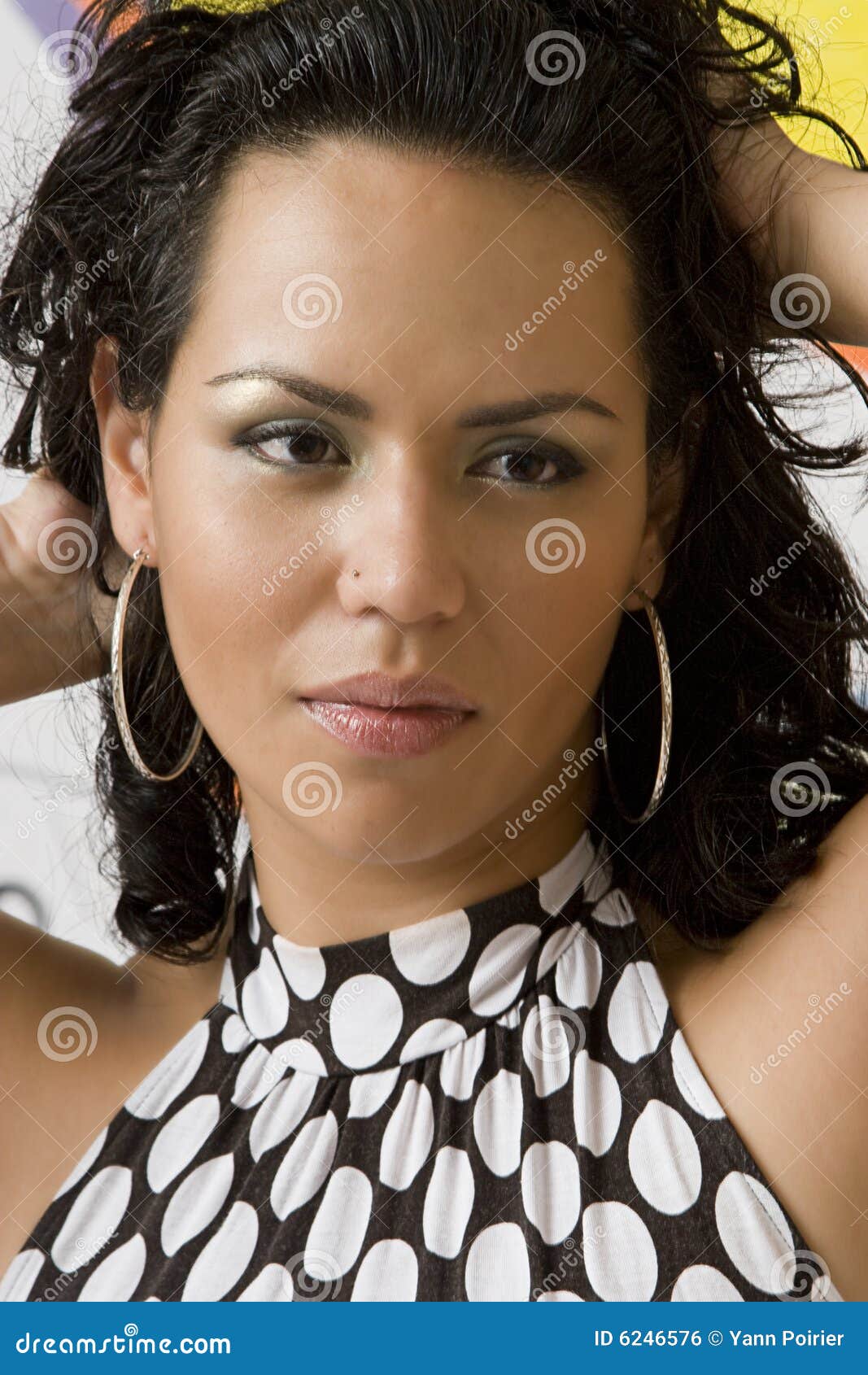 Columbian woman stock photo. Image of brunette, sweetheart - 6246576