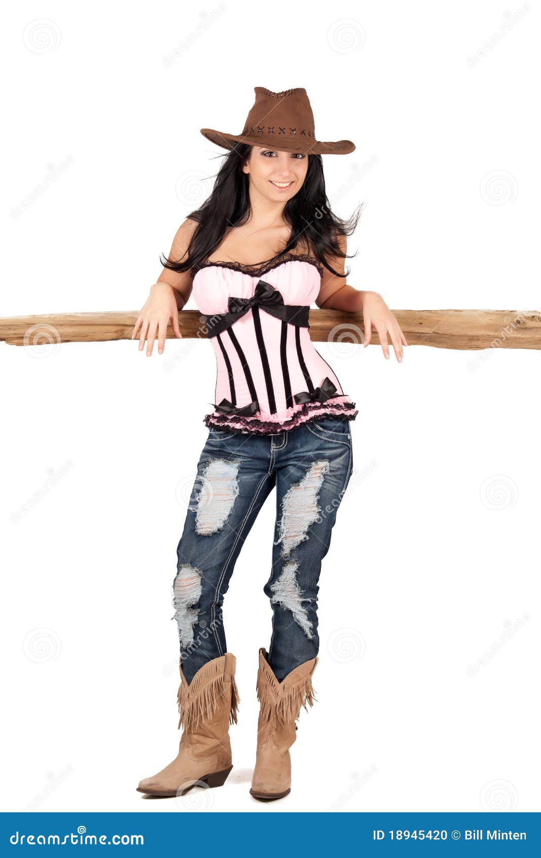 Cowgirl stock photo. Image of caucasian, cedar, lifestyle - 18945420